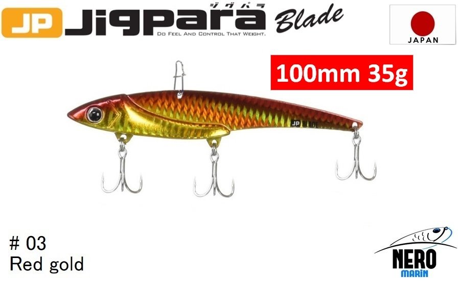 MC Jigpara Blade JPB 100mm-35gr #03 Red Gold