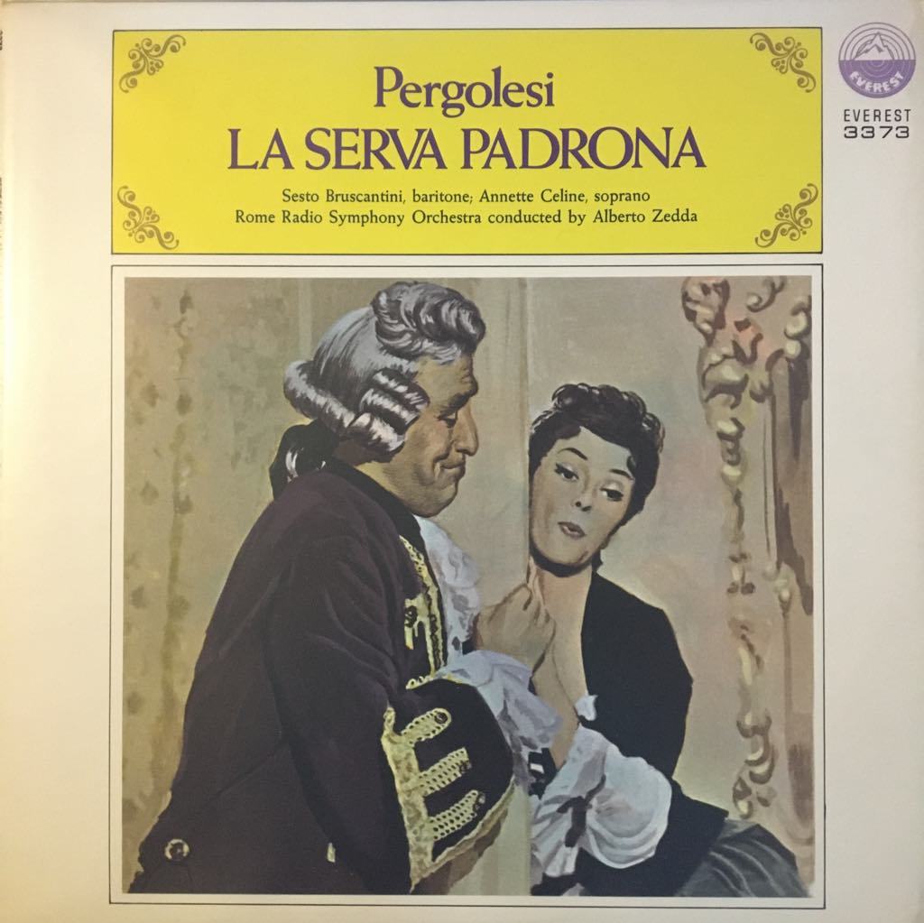 Pergolesi La Serva Padrona LP Plak Satın Al Pergolesi La Serva Padrona LP Plak Satın Al
