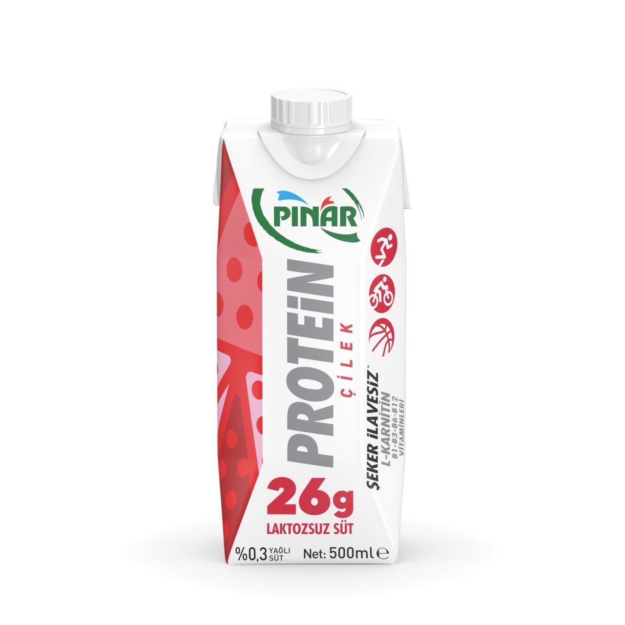 PINAR SÜT PROTEİN ÇİLEK 1/2 PINAR SÜT PROTEİN ÇİLEK 1/2