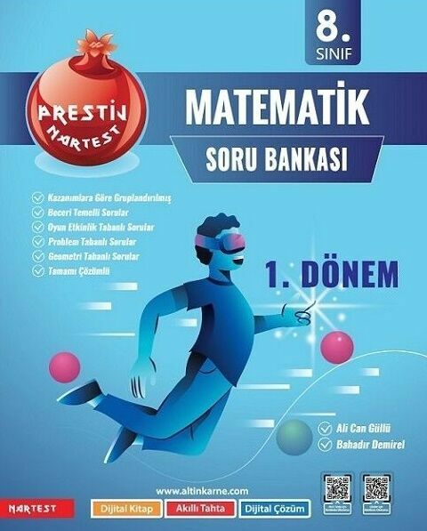 8. Sınıf LGS 1. Dönem Matematik Tekrar Kitabı Nartest Yayınları | Akm Kitap 8. Sınıf LGS 1. Dönem Matematik Tekrar Kitabı Nartest Yayınları | Akm Kitap