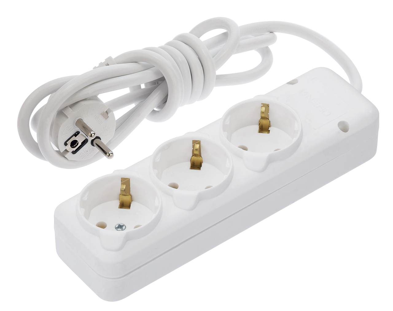 Üçlü 3 Metre Kablolu Topraklı Grup Priz - 37,13 TL