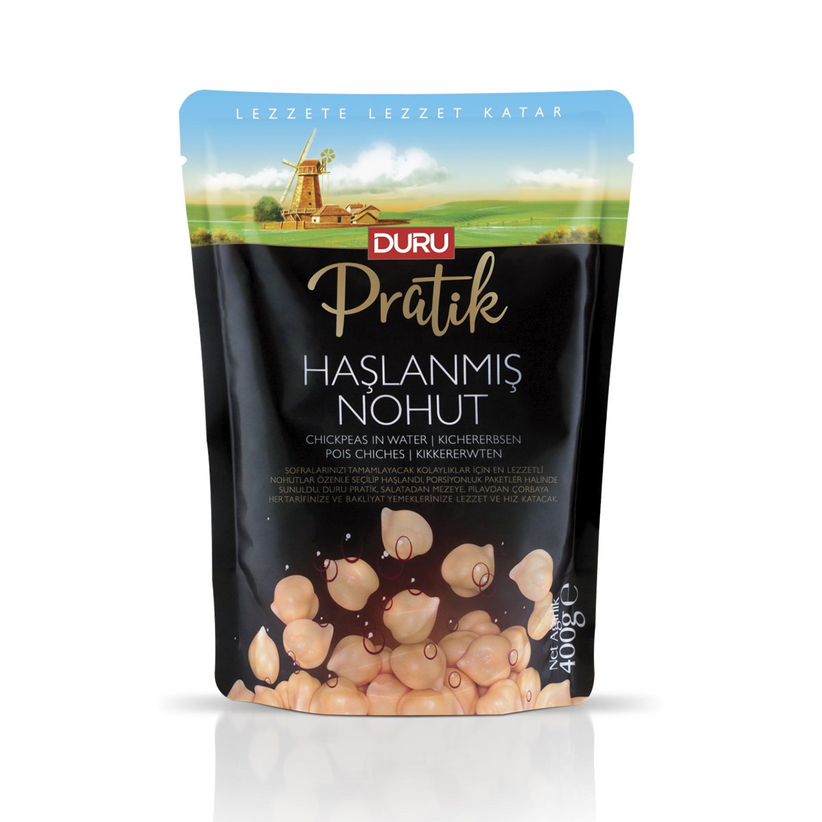 Duru Pratik Haşlanmış Nohut 400 g - Just Vegan Store Duru Pratik Haşlanmış Nohut 400 g - Just Vegan Store